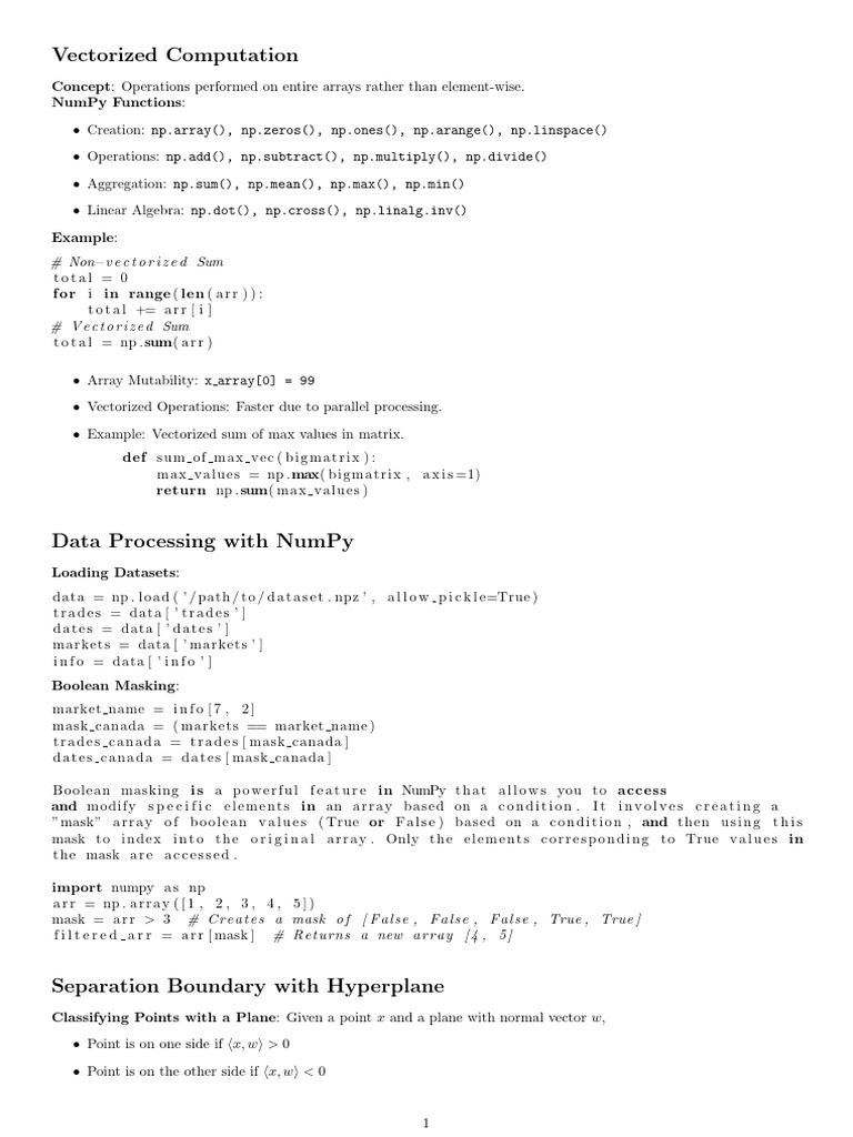Cheat_Sheet_Machine_Learning | PDF | Support Vector Machine | Algebra