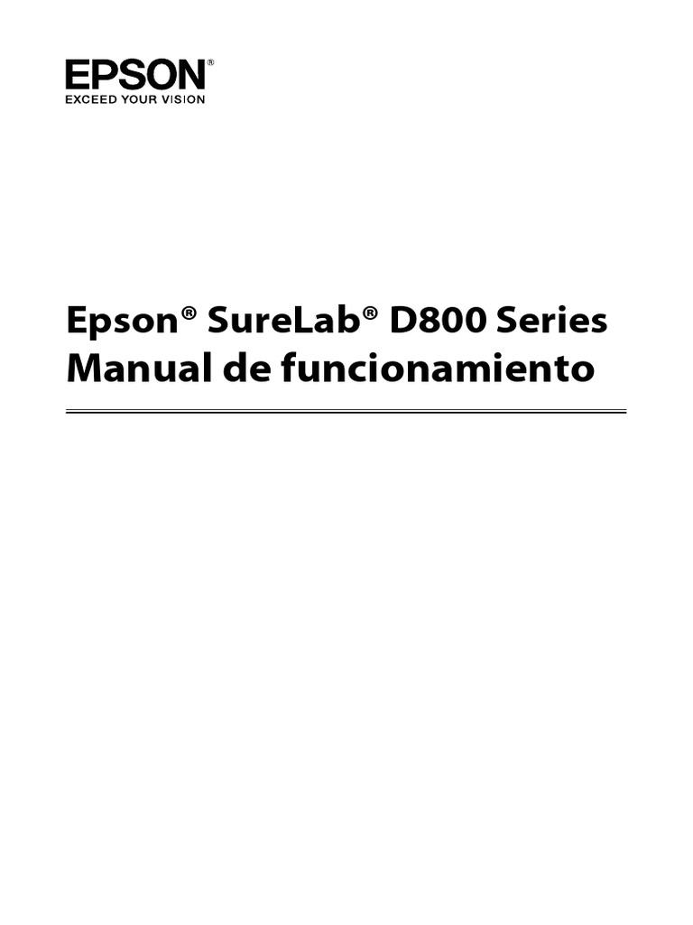 Manual Surelab D800 | PDF | Impresora (Computación) | Papel