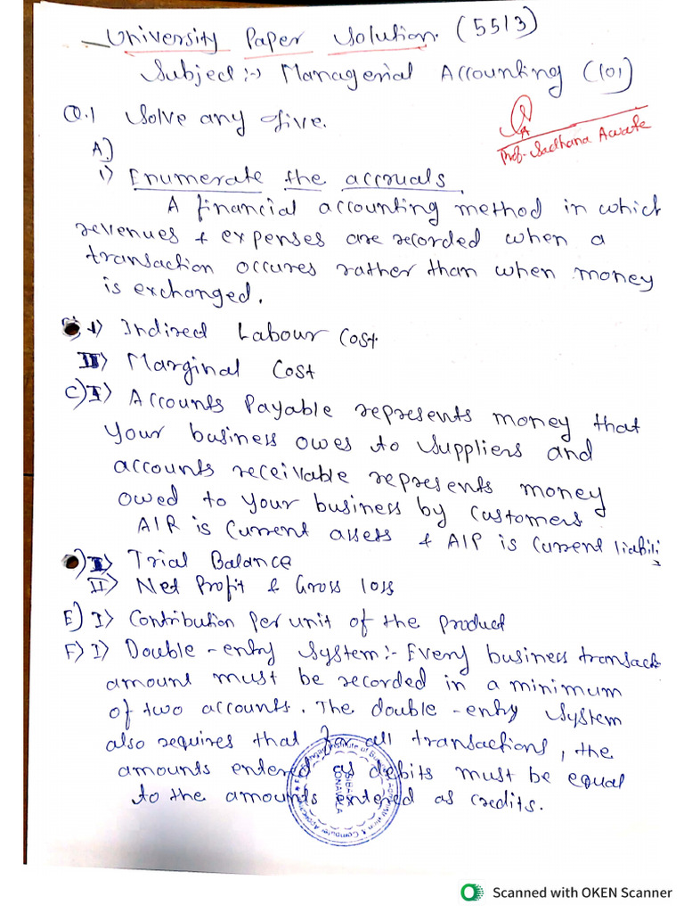 Ma 5513 University Papaer Solve | PDF