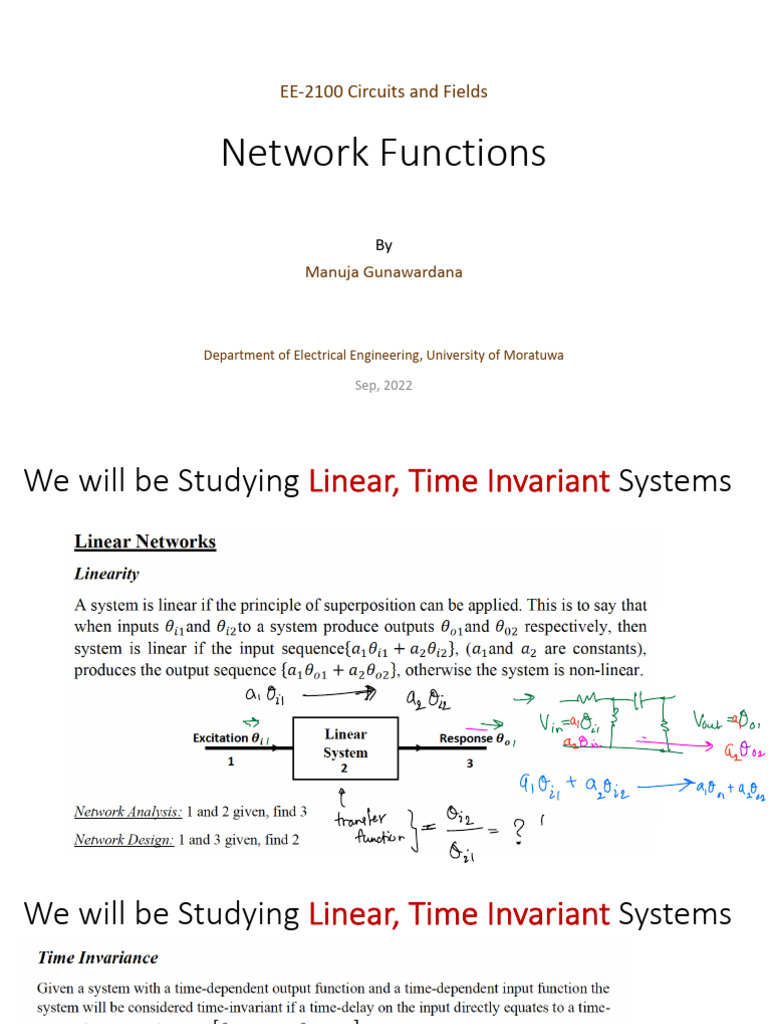 L1-Network Functions - Annotated | PDF