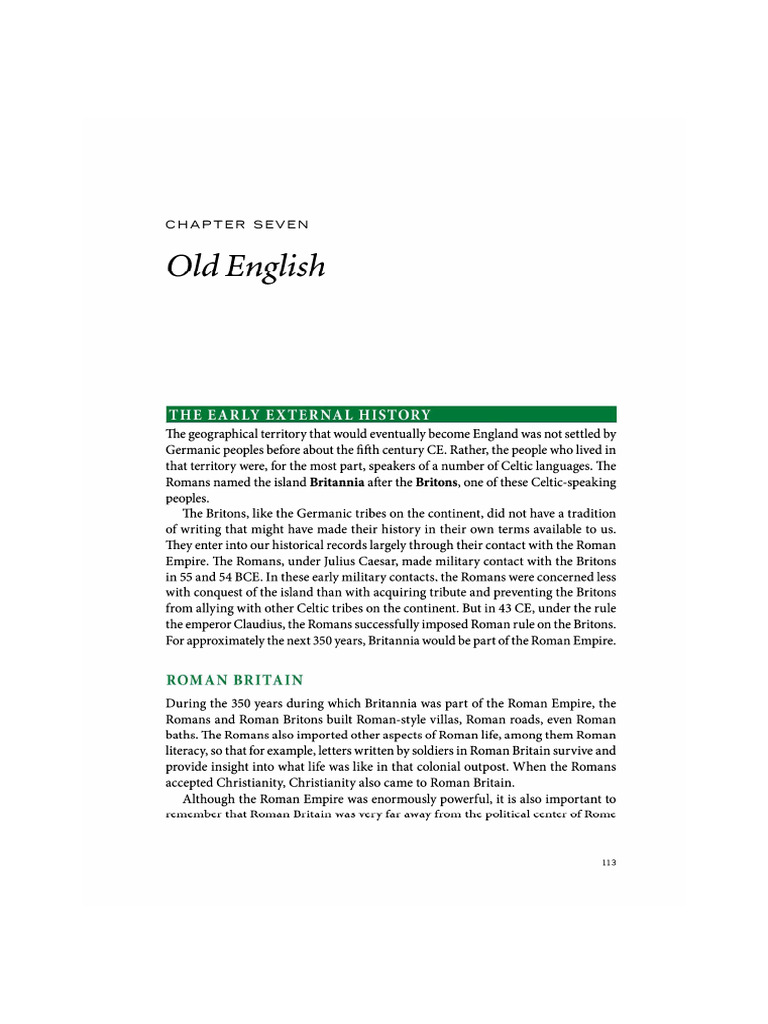 Old English | PDF