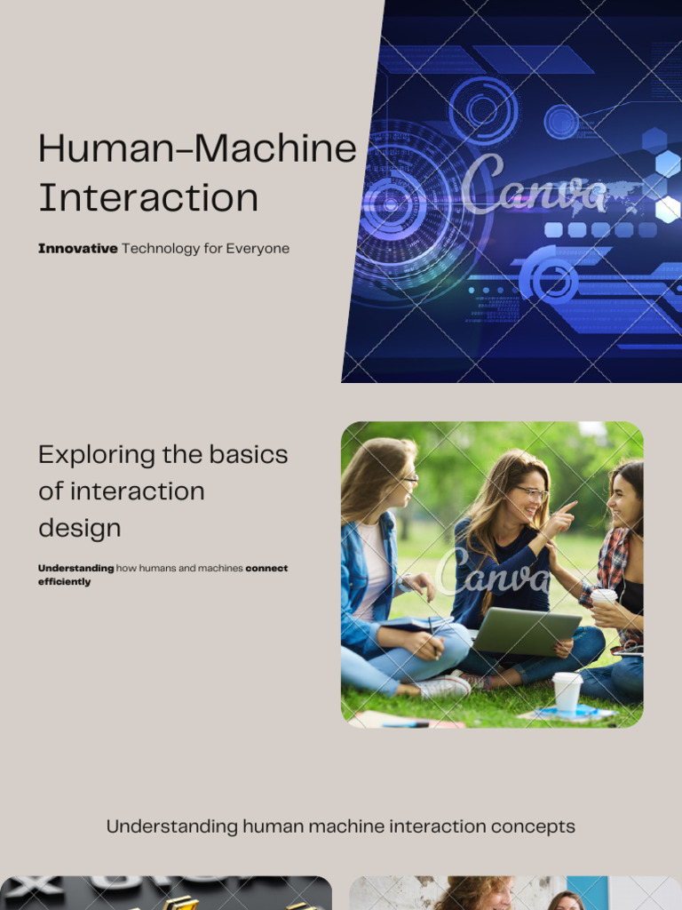 Human-Machine Interaction Technologies | PDF