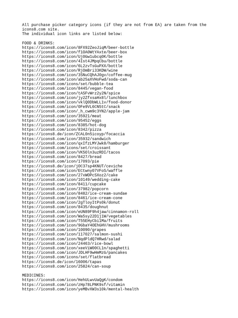 Andirz PSO Icons Licenses | PDF