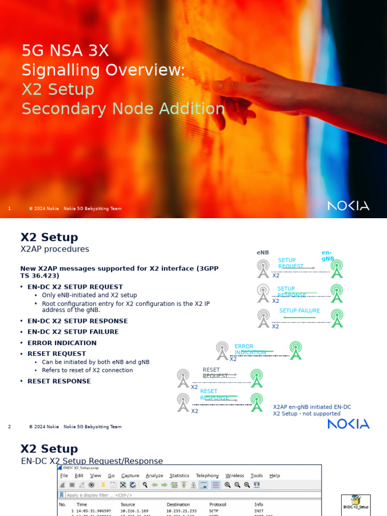5G Signalling Basic - X2 and SGNB Additon - V1 - 1 | PDF | Copyright ...