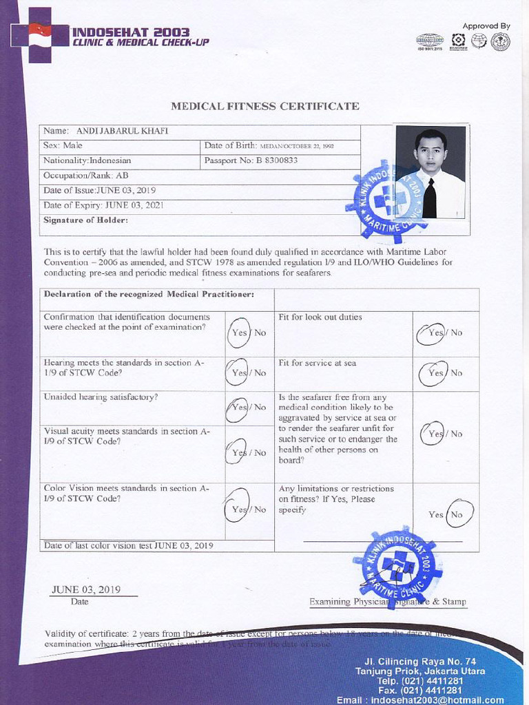 Contoh Form Ilo | PDF