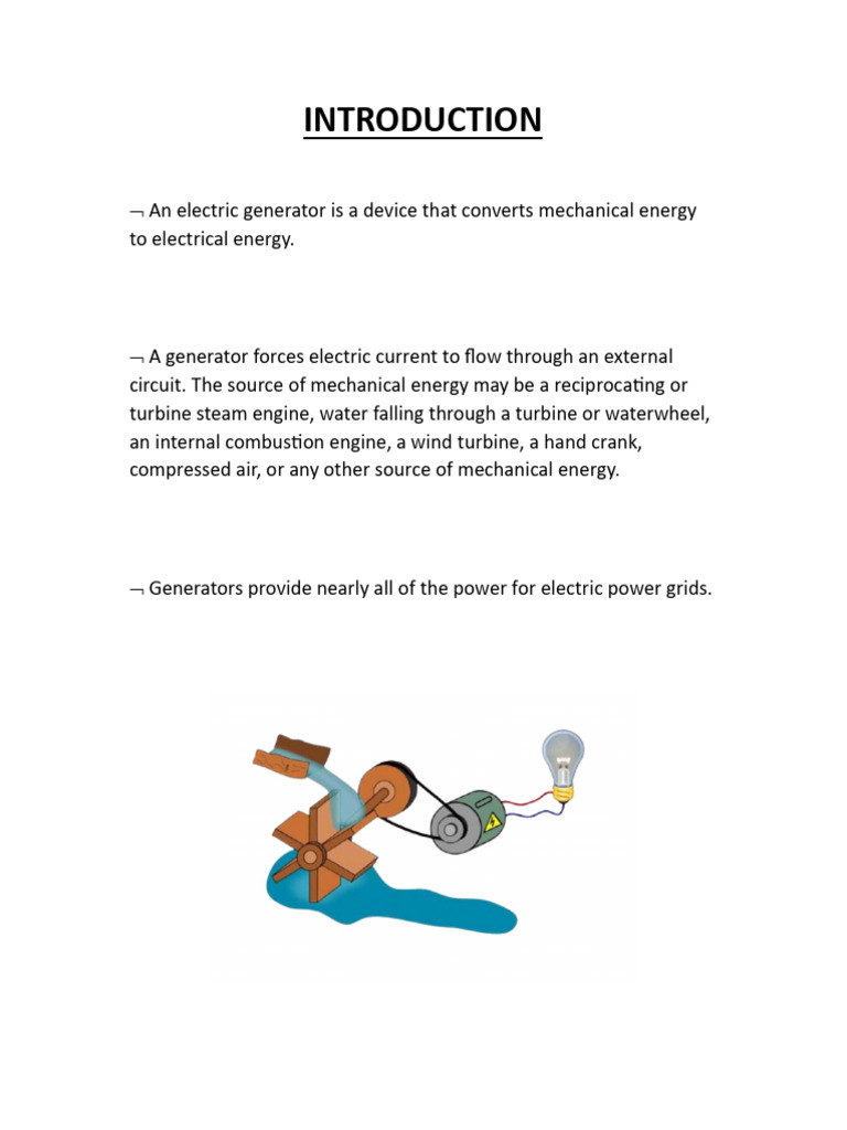Physics Investigatory Project | PDF | Electric Generator | Alternating ...