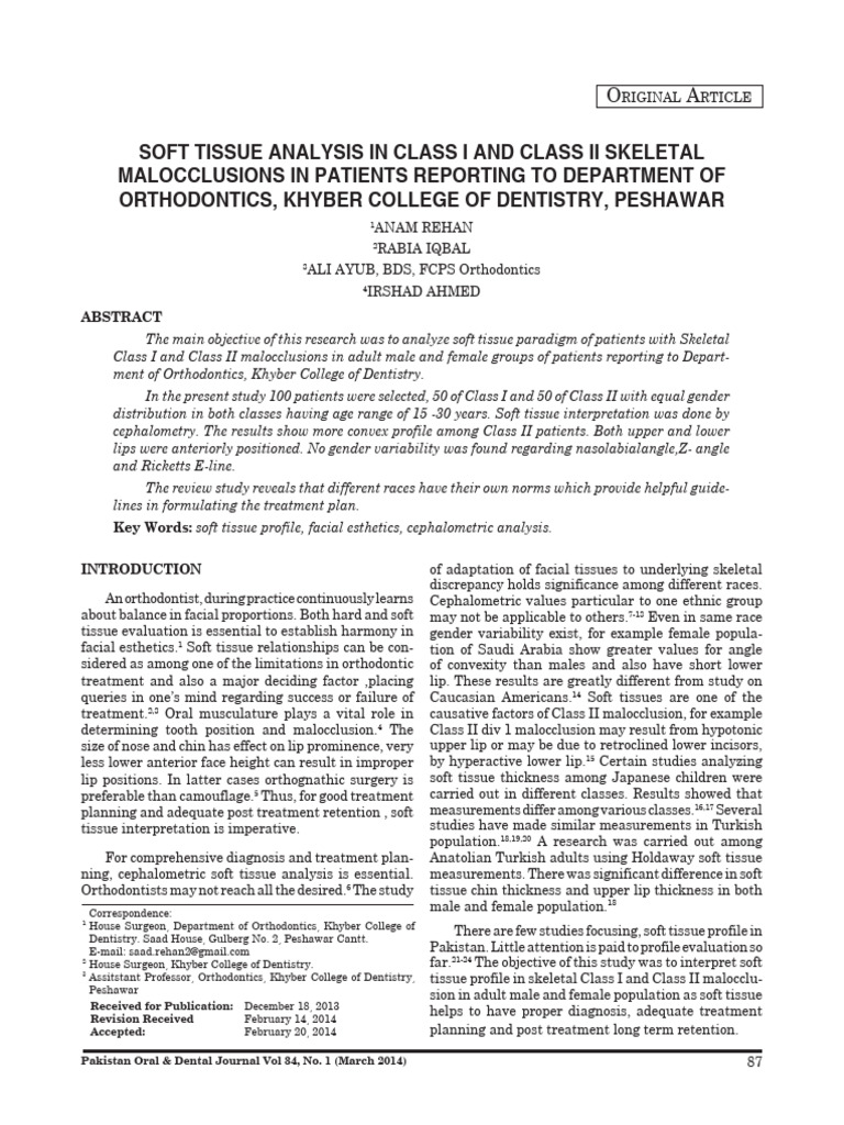 PODJ-19 (1) | PDF | Orthodontics | Dentistry Branches