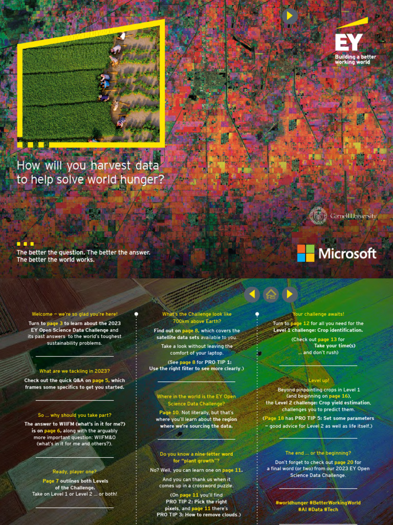 EY Open Science Data Challenge Booklet FY2023 | PDF | Machine Learning ...