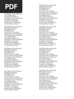Our Father Prayer in Multiple Languages | PDF | Lord's Prayer ...
