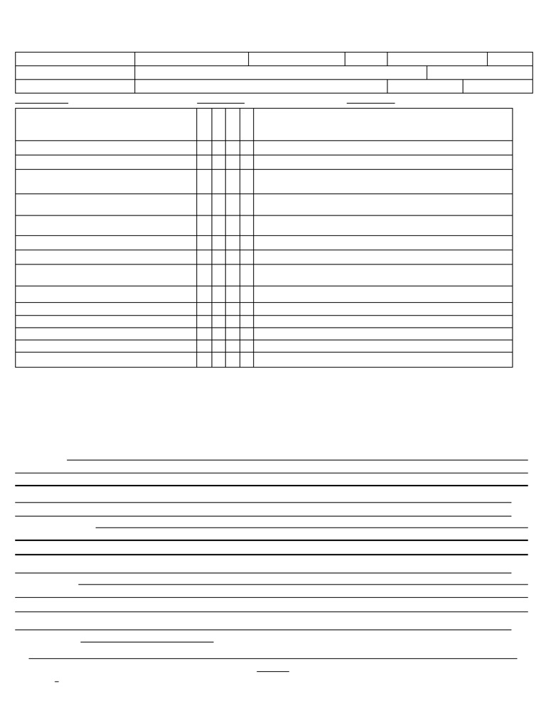 T4C Facilitator Observation Form | PDF | Homework | Reinforcement