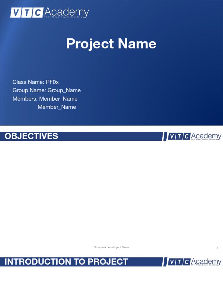 Project Presentation Template | PDF