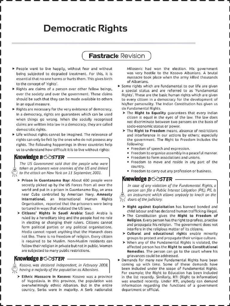 Democratic Rights | PDF