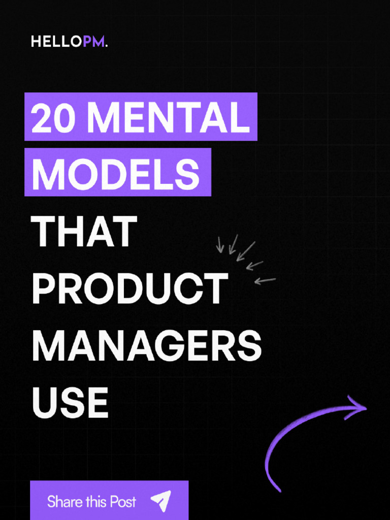 20 Mental Models That Product Managers | PDF