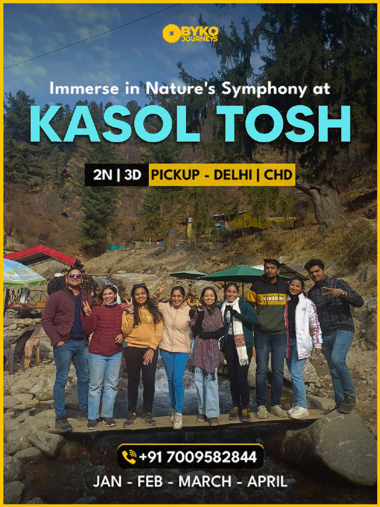 Kasol Tosh Village Itinerary | PDF