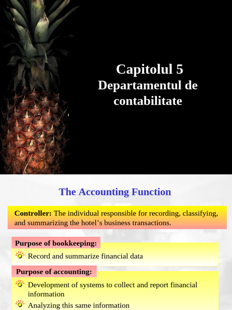 Capitolul 5 Departamentul de Contabilitate | PDF | Balance Sheet | Expense
