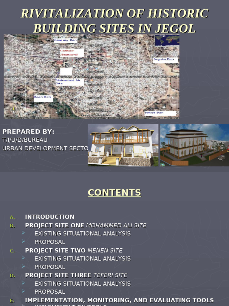 Rivitalization of Historic Building Sites in Jegol | PDF | Poverty ...