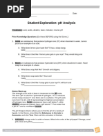pH Levels of Common Household Items | PDF | Acid | Ph