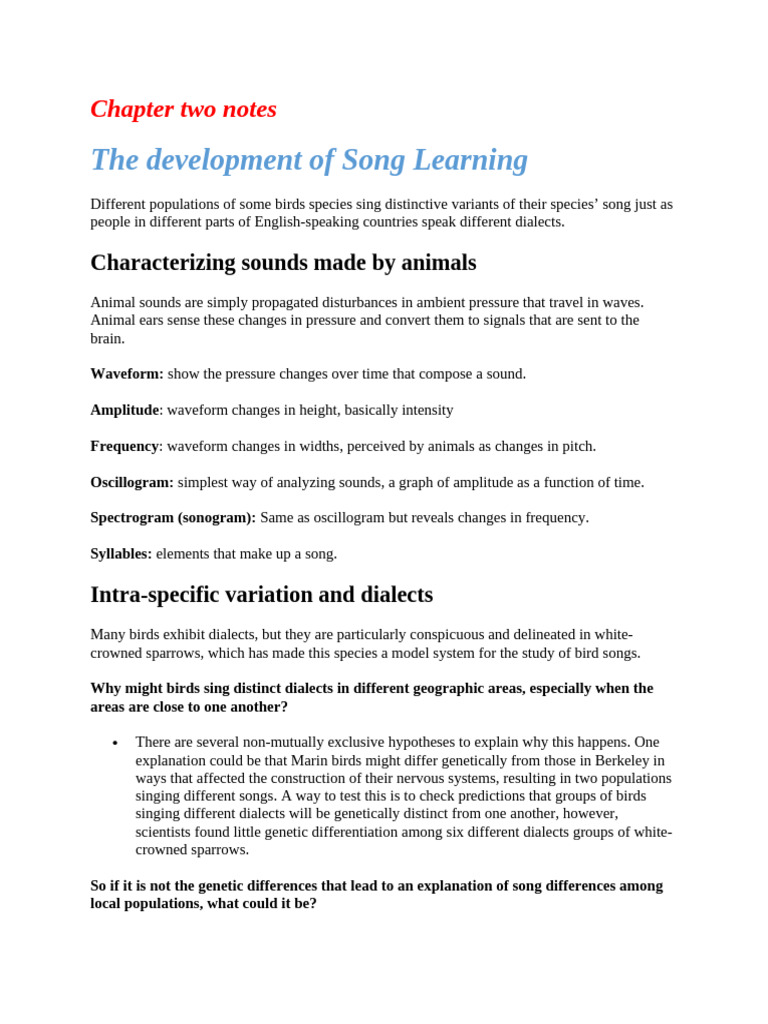 Animal Behavior Chapter Two | PDF | Brain | Neuron