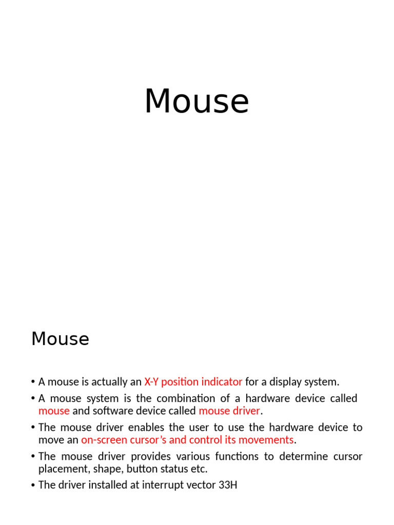 L2 Mouse | PDF | Computing | Computer Science