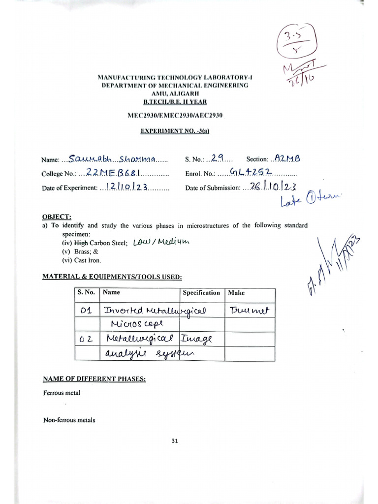 Microstructure & Spring Back | PDF