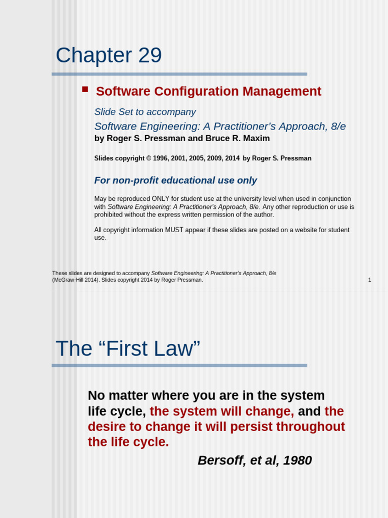 Week 13 Software Configuration Management | PDF | Version Control | Software