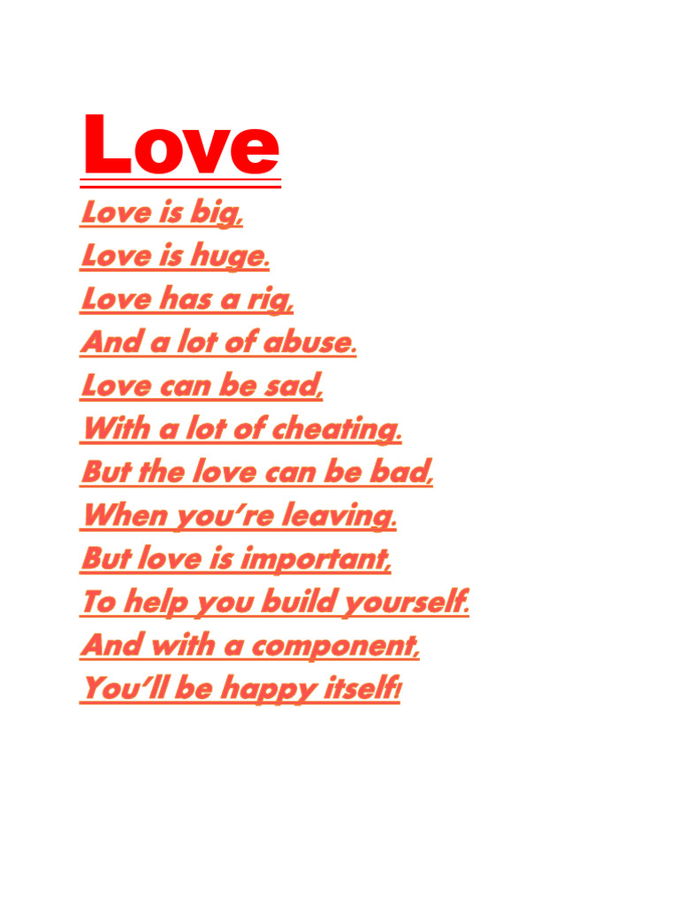 Poem of Love | PDF