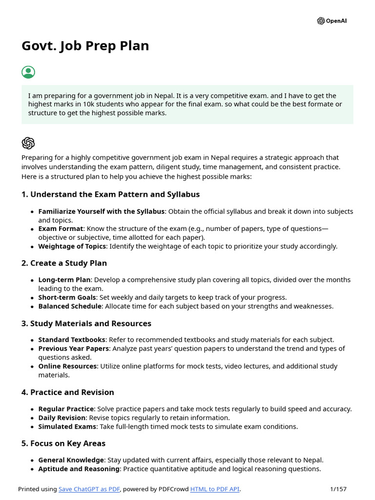 Govt. Job Prep Plan | PDF | Geographic Information System | Usability