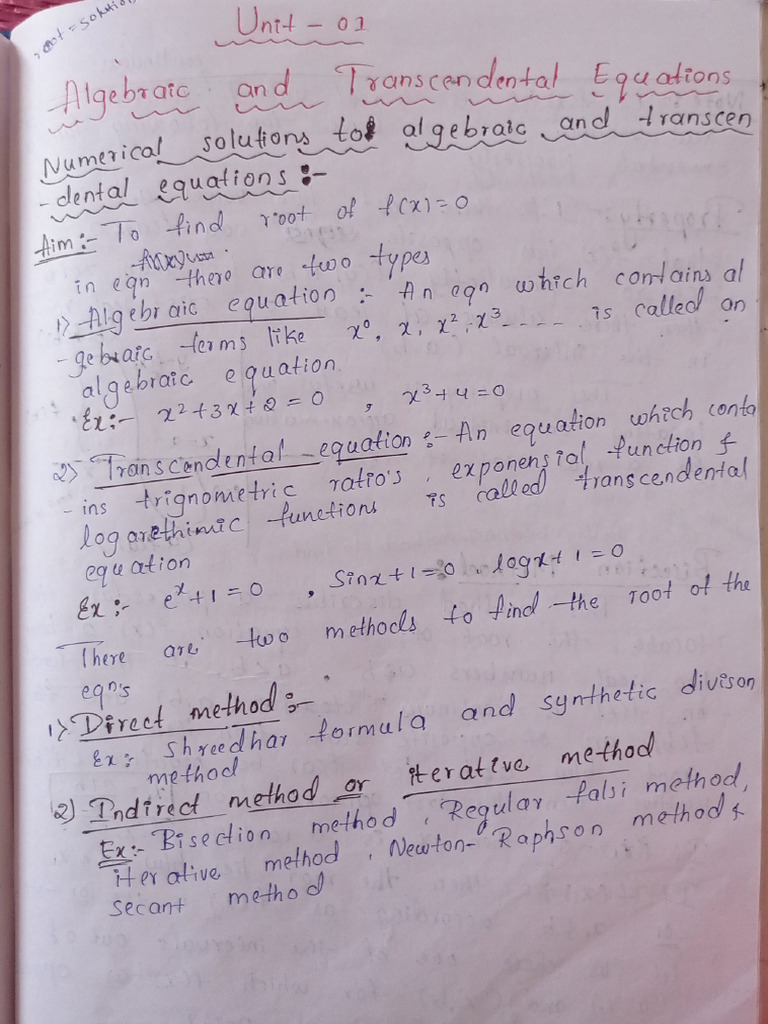Maths Unit 1 (P2) | PDF