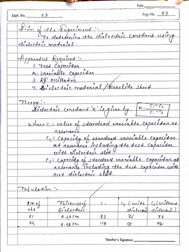 Dielectric Constant | PDF