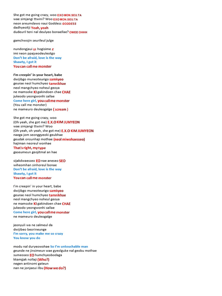 Fandom Rally Monster Fanchant UPDATED | PDF