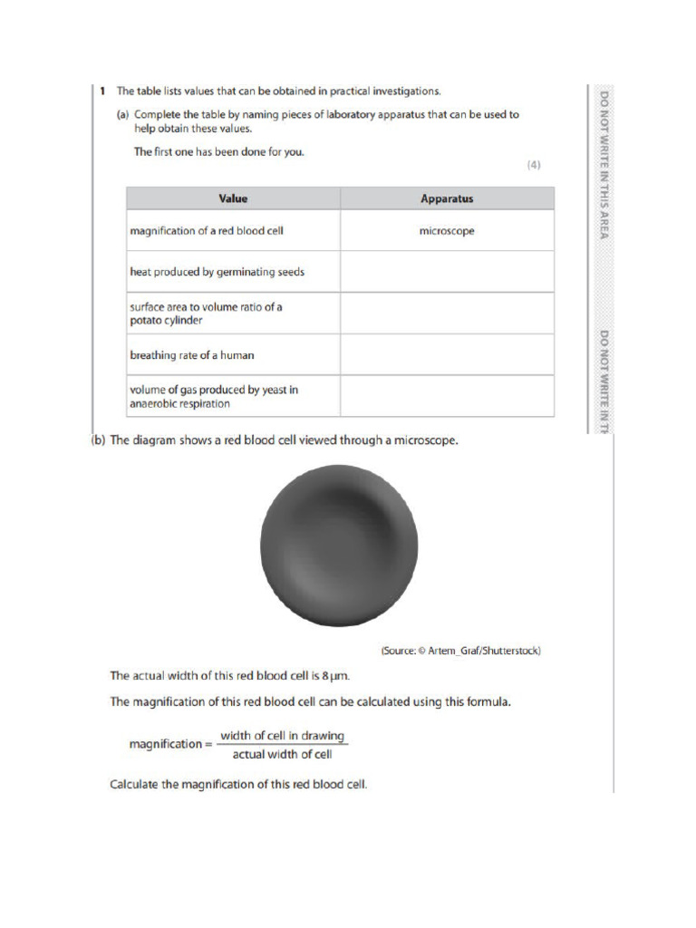 Biology HW 1s | PDF