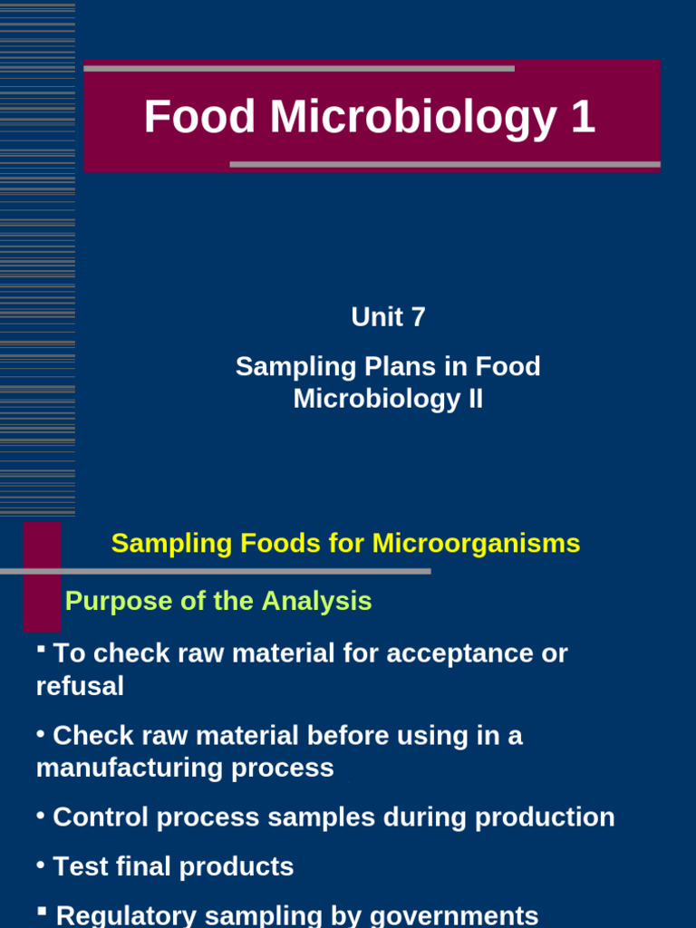Sampling - Unit 7 Lecture 11 | PDF