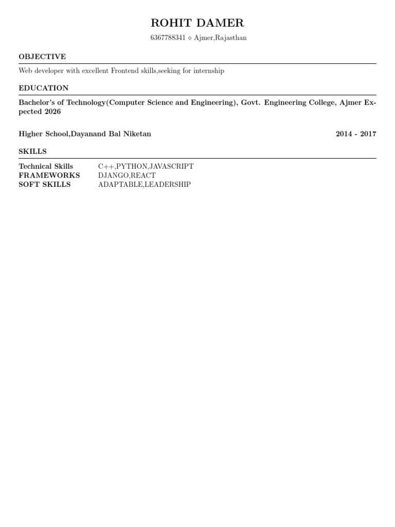 FAANGPath Simple Template 1 | PDF
