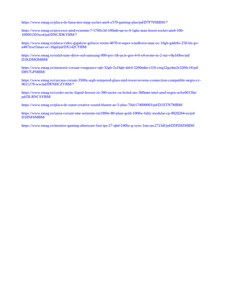 Varianta Componente | PDF