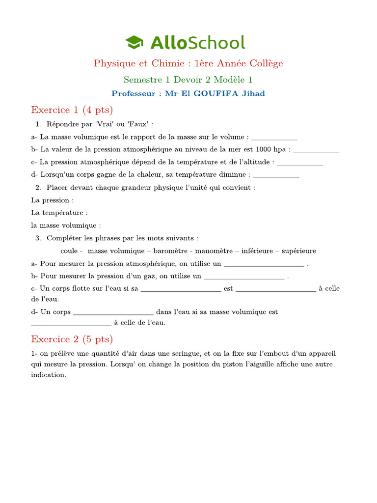 pc-1ac-semestre-1-devoir-2-modele-1-1 | PDF