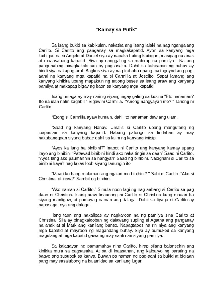 Kamay sa Putik | PDF