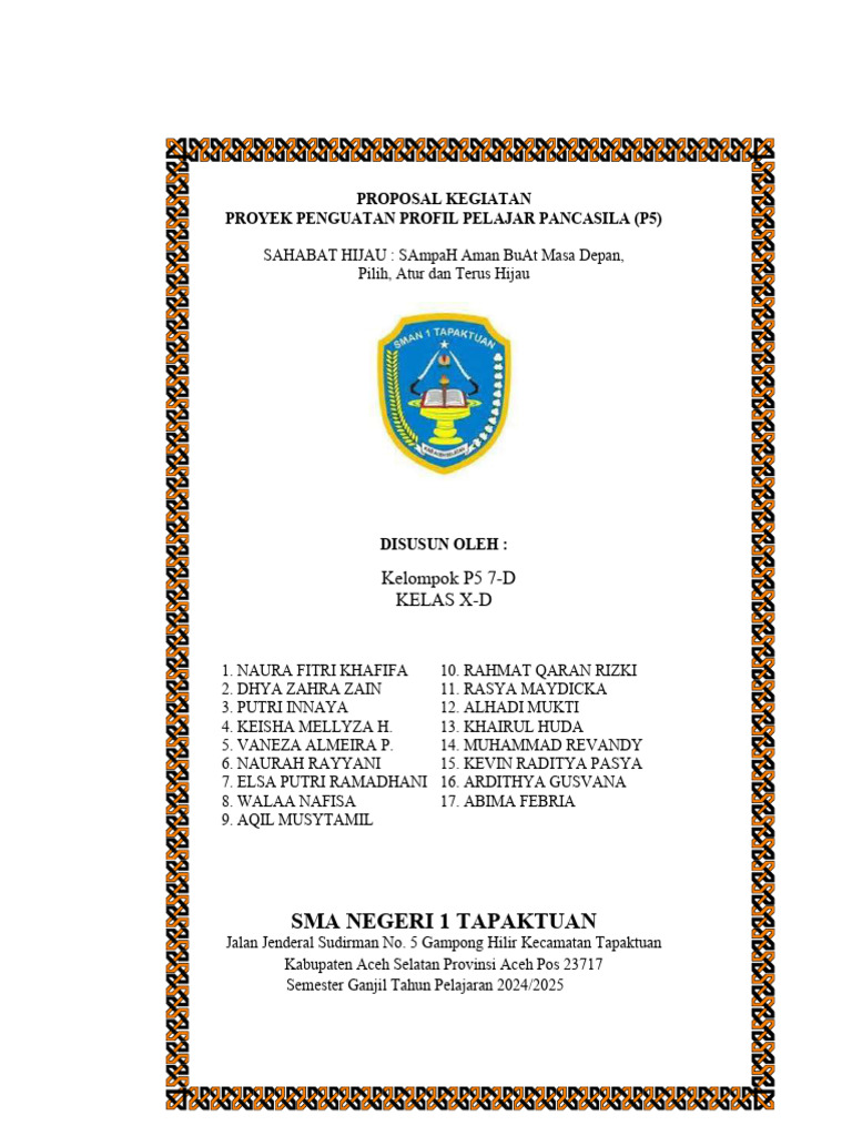 Proposal P5 7D | PDF