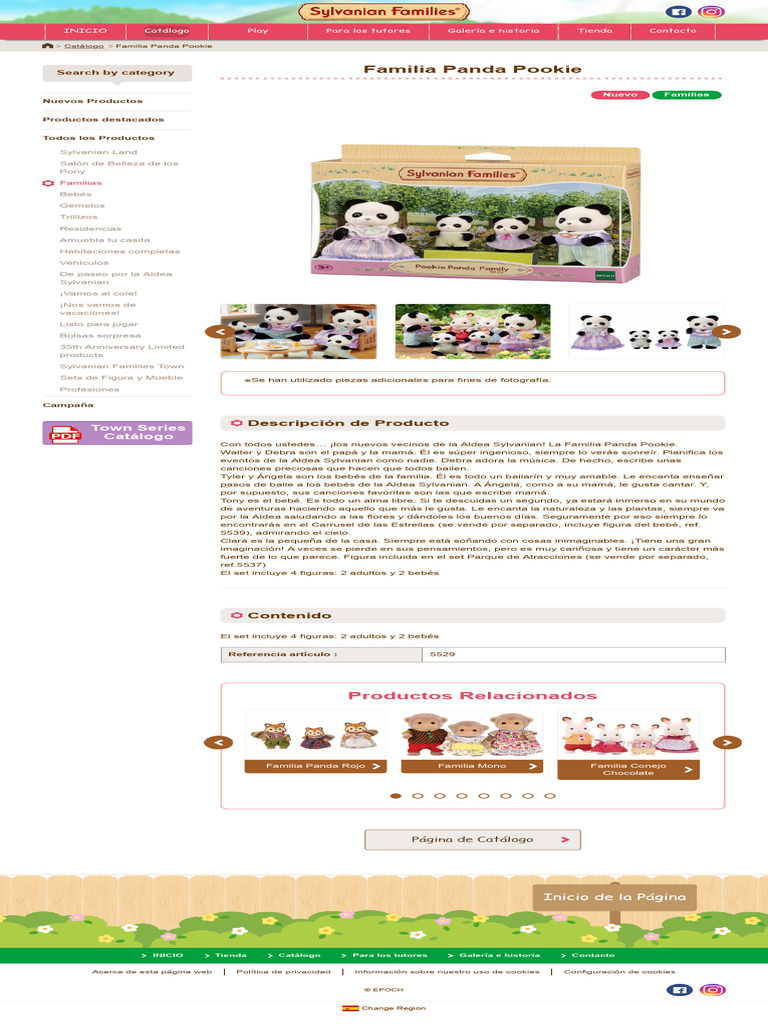 Familia Panda Pookie: Nuevos Vecinos Sylvanian | PDF