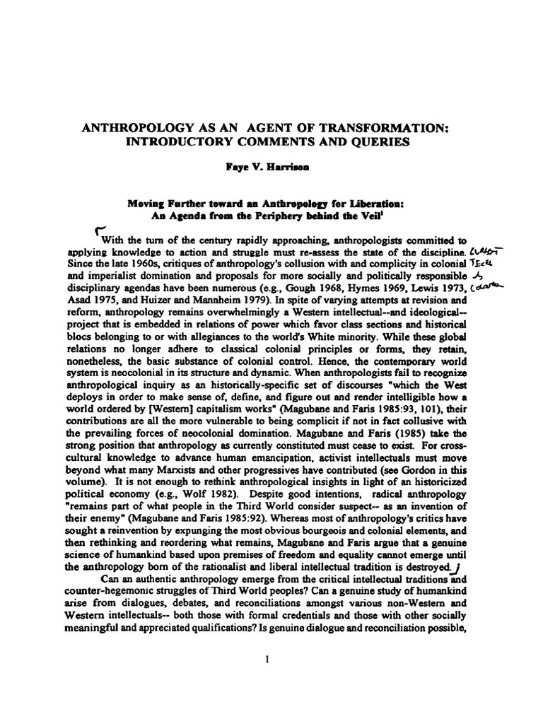 Faye Harrison - Introdução | PDF