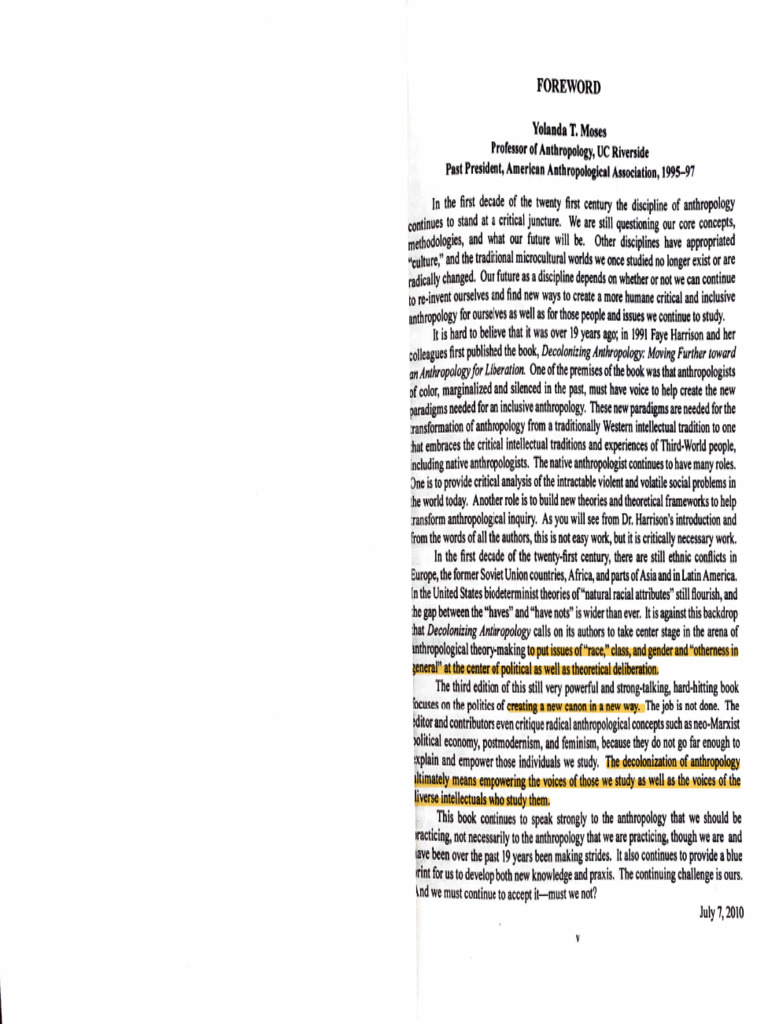 Harrison Faye 4 | PDF | Anthropology | Liberal Arts Education