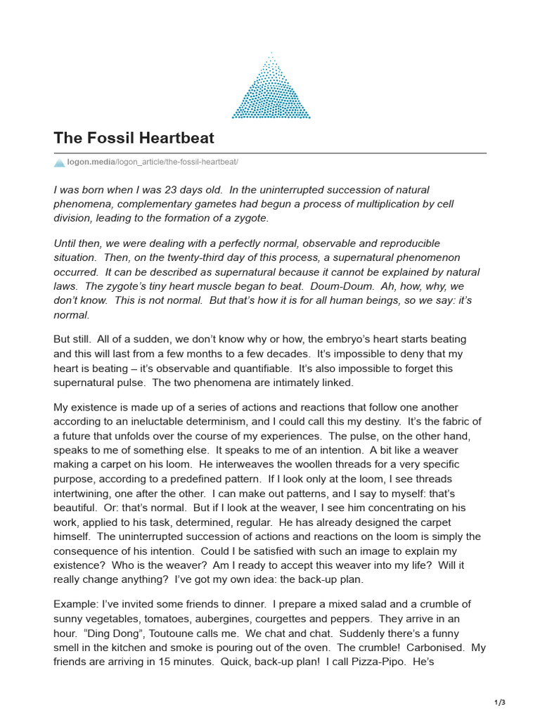 logon.media-The Fossil Heartbeat | PDF