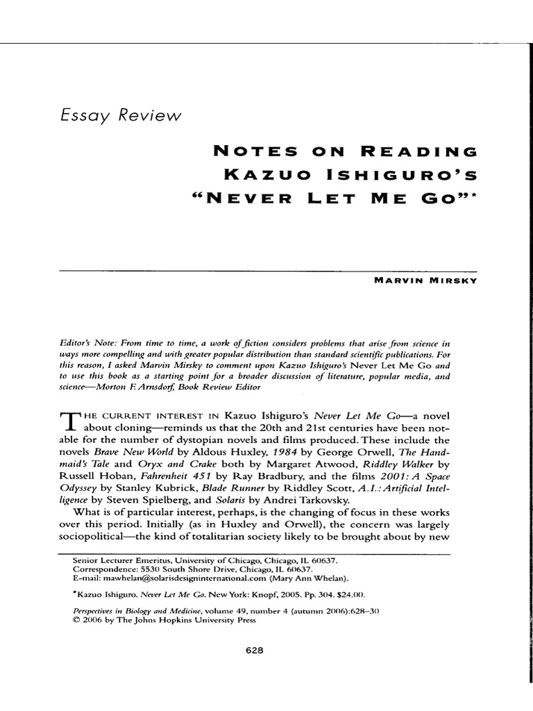 Mirsky Notes On NLMG | PDF