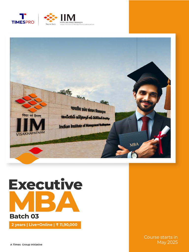 IIM Vishakhapatnam-EMBA-03-Brochure | PDF | Analytics | Master Of Business Administration