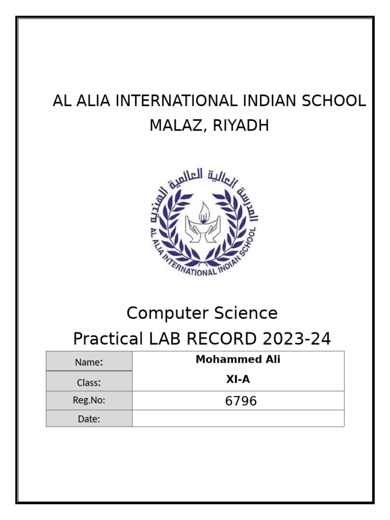 Computer Science Practical | PDF | String (Computer Science) | Letter Case