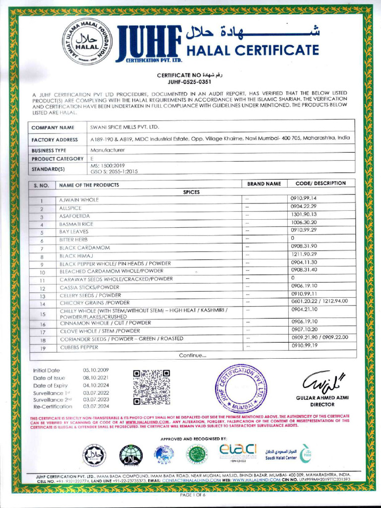 SSMPL_Halal_Certificate_2021_2024_compressed | PDF