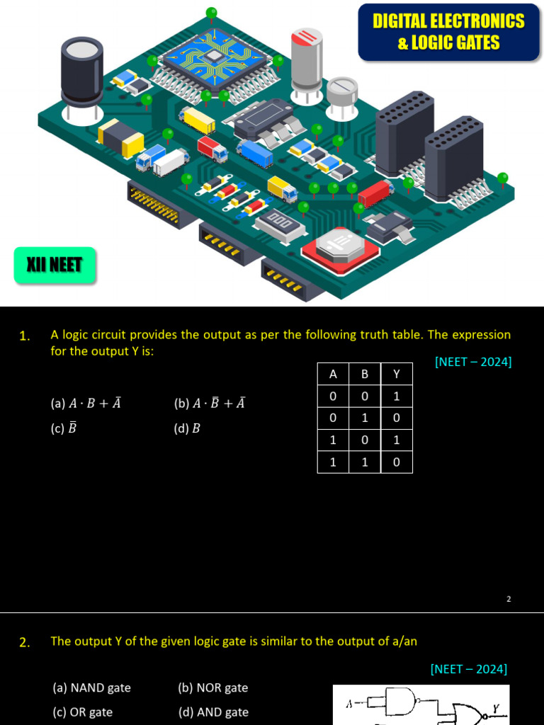 Logic Gates Problems Pdf Logic Gate Digital Electronics