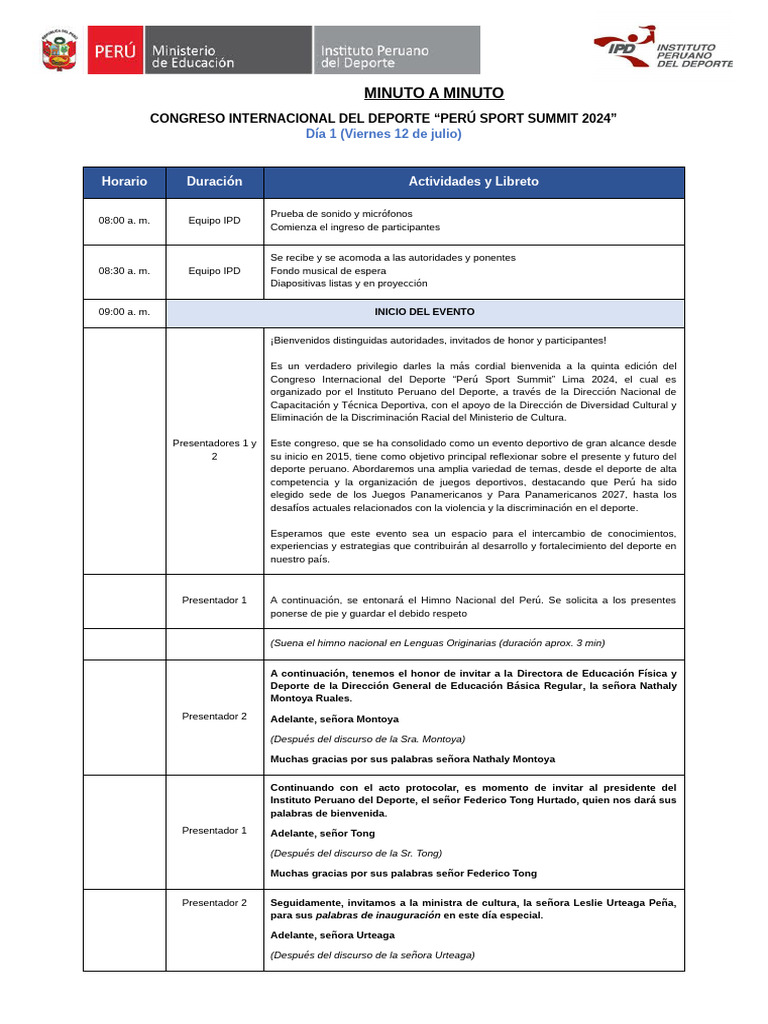 Minuto A Minuto VF - 5 | PDF | Perú | Lima