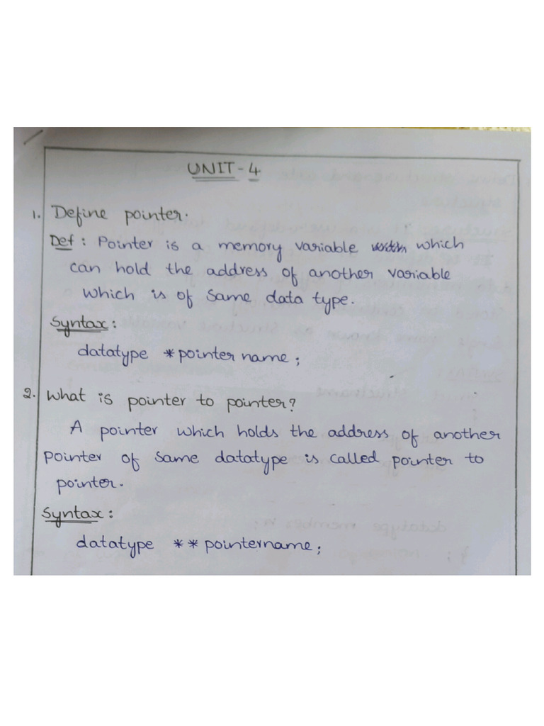 Unit4 2marks Mid-2 | PDF