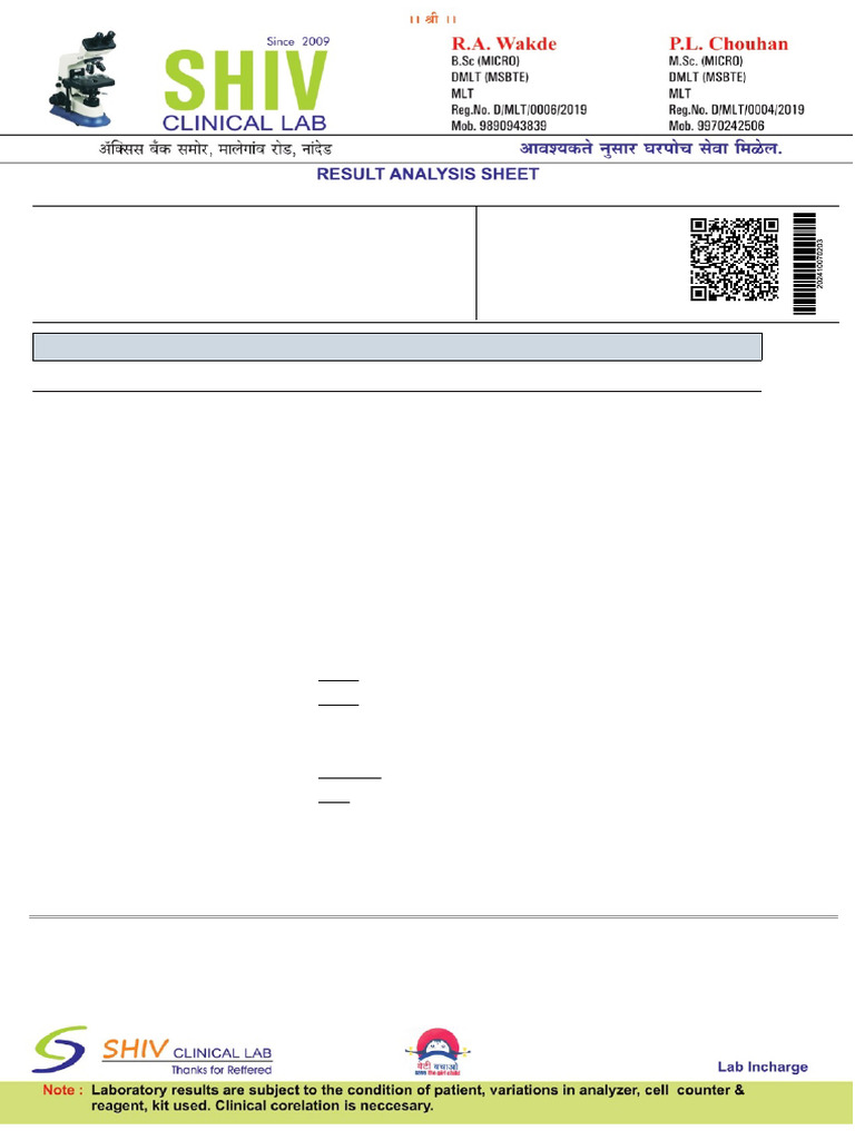 27-Year-Old Female Dengue Test Results | PDF | Serology | Blood