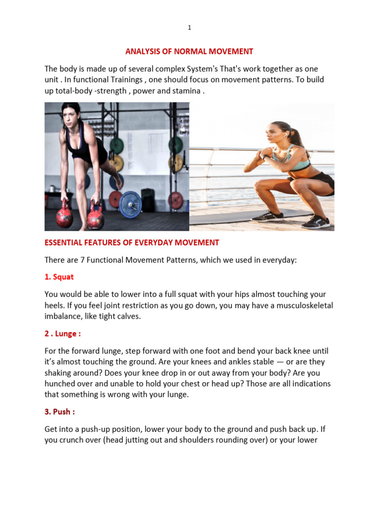 Functional Movement & Baby Milestones | PDF | Foot | Musculoskeletal System